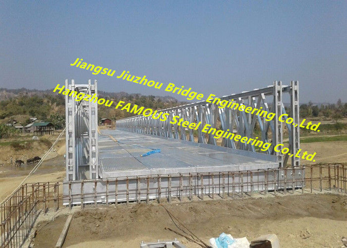 Road Steel Structure Bridge Portable Pre Engineered Q345B Durable ...