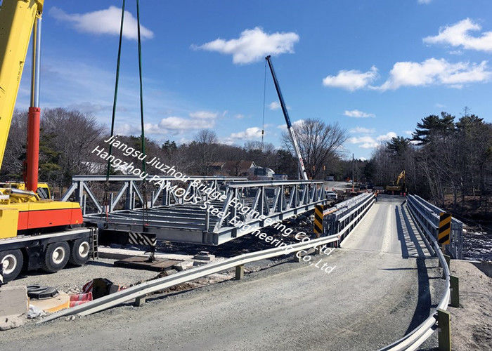 Continental Prefabricated Steel Truss Pedestrian Bridge With Concrete ...
