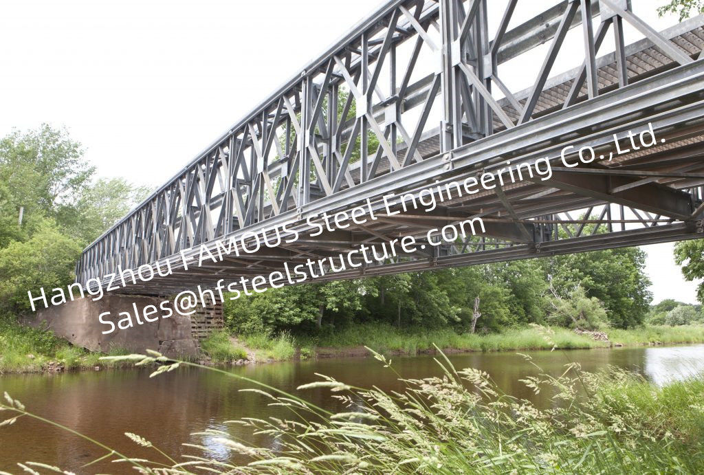 Modular Military Bailey Bridge Metal Truss Bailey Ferry Raft Anchoring ...