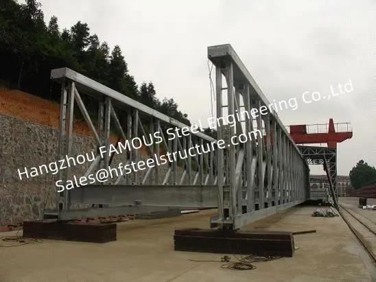 Pre-engineered Temporary Modular Bridge Lightweight Steel Overcrossing ...