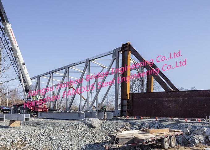 Continental Prefabricated Steel Truss Pedestrian Bridge With Concrete ...