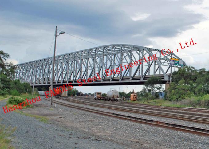 Surface Galvanized Anticorrosive Steel Truss Bridge Modern Design Frame ...