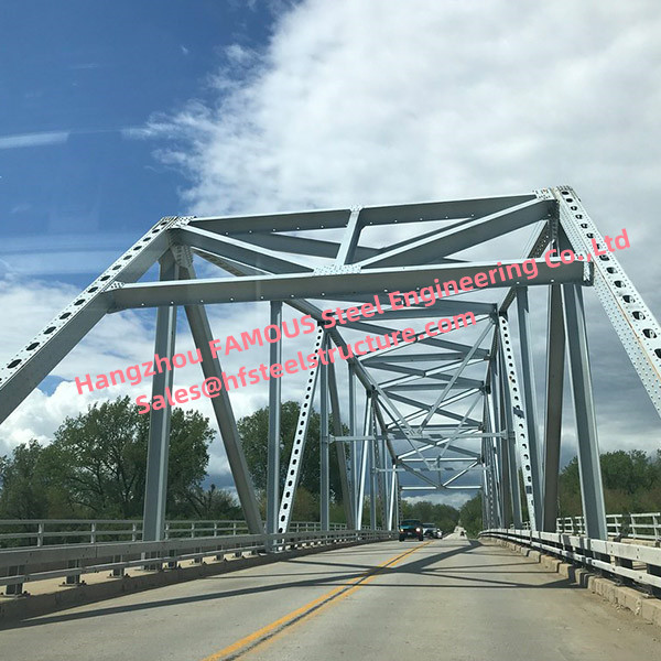 Modern Delta Steel Truss Bridge Modular Prefabricated For Highways Railways