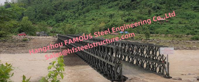 Modular Bailey Bridge Panel , Bailey Bridge Components S355JR Or ASTM ...